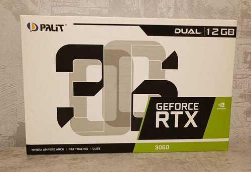 Видеокарта Новая Palit Nvidia RTX 3060 12 GB OC
