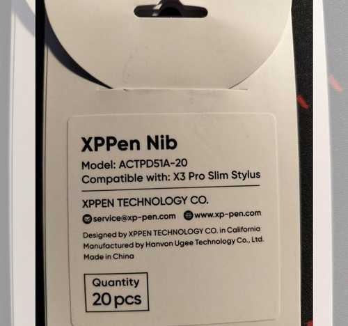 XP pen x3 pro slim стилус стержни