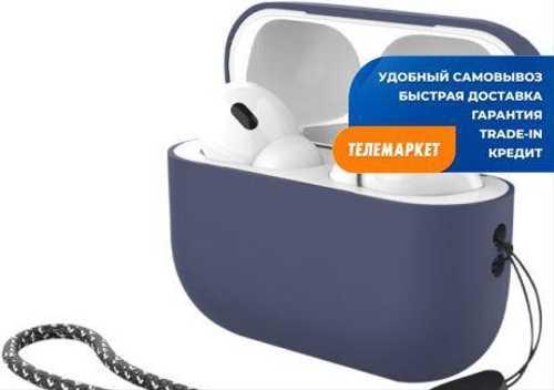 Силиконовый чехол с ремешком Deppa для Airpods Pro