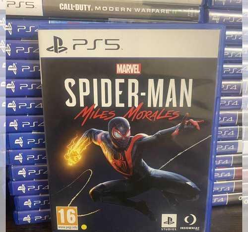 Spider man Miles morales PS5 (б/у диск)