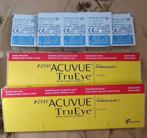 Контактные линзы Acuvue TryEye. -6.5