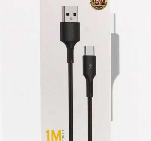 USB Кабель Type-C wecome WDC-136 (1м Черный)