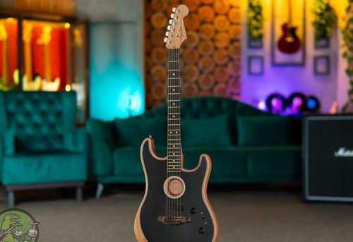 Fender American Acoustasonic Stratocaster Black