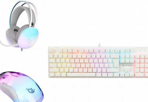 Игровые наушники клавиатура мышь с RGB подсветкой