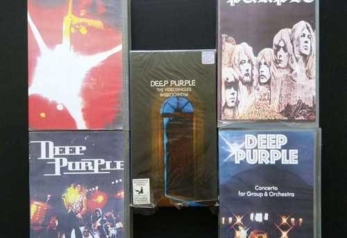 Видеокассеты Deep Purple, Rainbow, Kiss Uriah Heep
