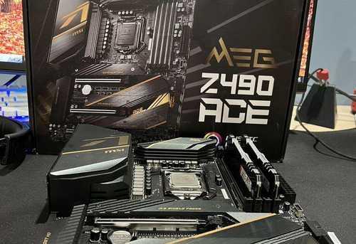 MSI MEG ACE z490 + i7 10700kf + HyperX 2x16Gb