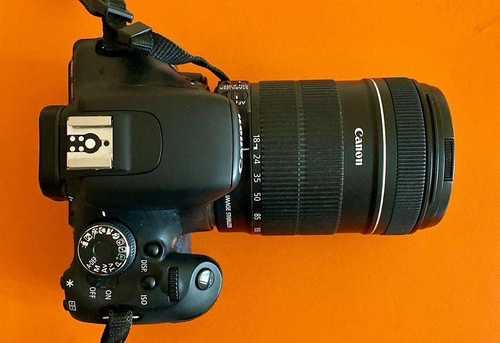 Фотоаппарат зеркальный Canon EOS 600 D 18 Mp