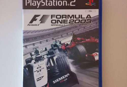 Игра Formula One 2003 PS2
