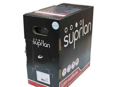 Витая пара suprlan standart U/UTP CAT5E 4PR AWG24