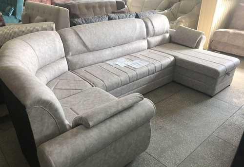 Угловой диван с оттоманкой венера
