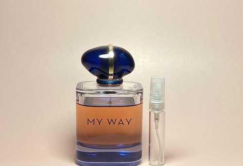 Giorgio Armani My Way Intense распив оригинал