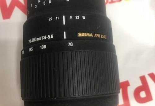 Объектив Sigma AF 70-300mm f/4-5.6 APO Macro DG
