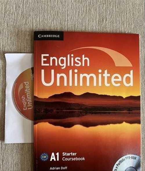 English Unlimited A1 A2 учебник и диск. Английский