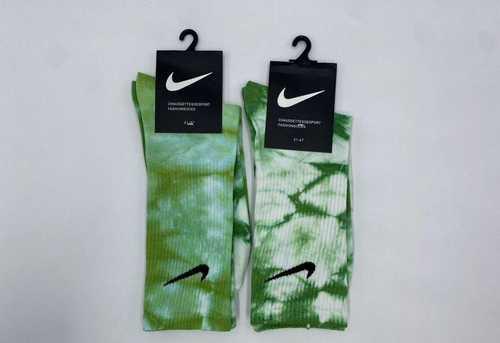 Хлопковые носки мужские Nike tie - dye
