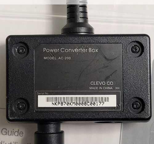 Clevo Power Converter Box AC-200 и 4pin female каб