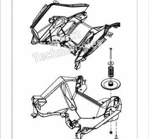508001280 508001078 Корпус впускной BRP ACE