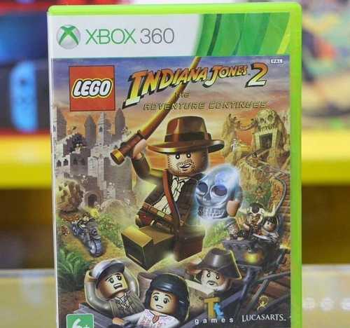 Lego Indiana Jones 2 (Xbox 360, англ, бу)