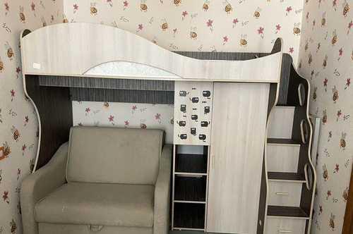 Двухъярусная кровать Bambini Divanno 16 Standard