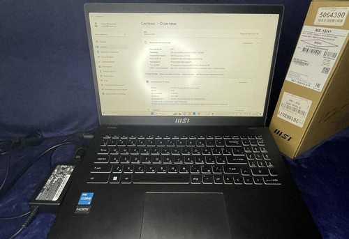 Ноутбук msi modern 15 b12m-211ru