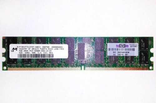 RAM серверная DDR2 4096Mb PC2-3200R (400) ECC