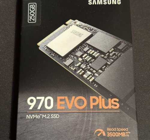 Samsung NVMe M.2 SSD 970 EVO Plus 250GB