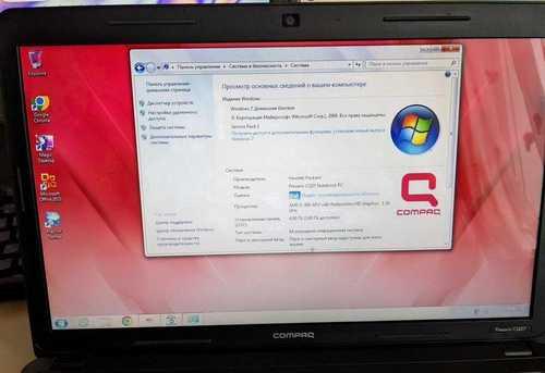 Ноутбук 15.6" HP Compaq CQ57, 280 ГБ, E-450, RAM 4 ГБ, Radeon HD 6320