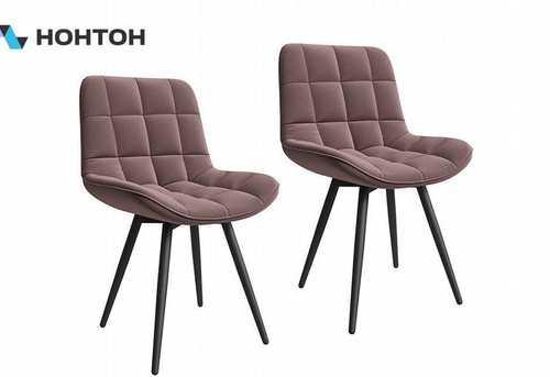 Комплект стульев Бруно коричневый / черный