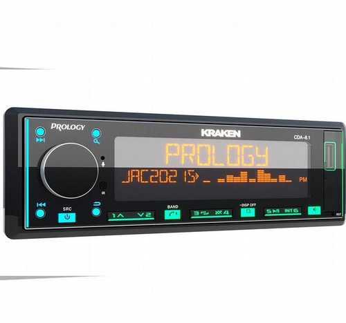 Автомагнитола prology CDA-8.1 "kraken FM/USB/BT