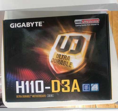 Материнская плата Gigabyte H110-D3A/проц.G3930/пам