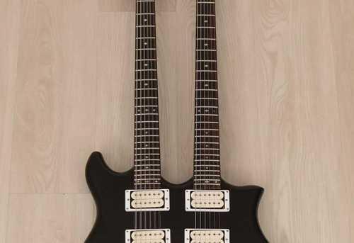 Электрогитара Kawai F-1 Double Neck Vintage Black