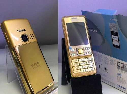 Кнопочный телефон Nokia 6300 Gold оригинал REF