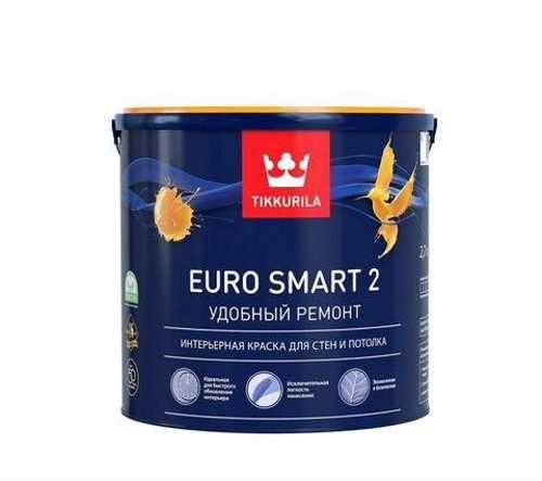 Краска Tikkurila euro smart 2 интерьерная