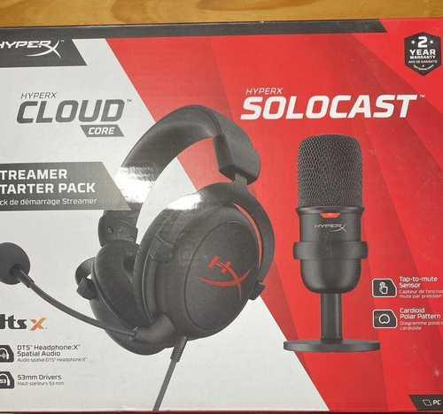 Игровой набор HyperX Cloud Core Gaming + SoloCast