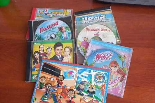 Детские диски (игры, музыка, мультфильмы)