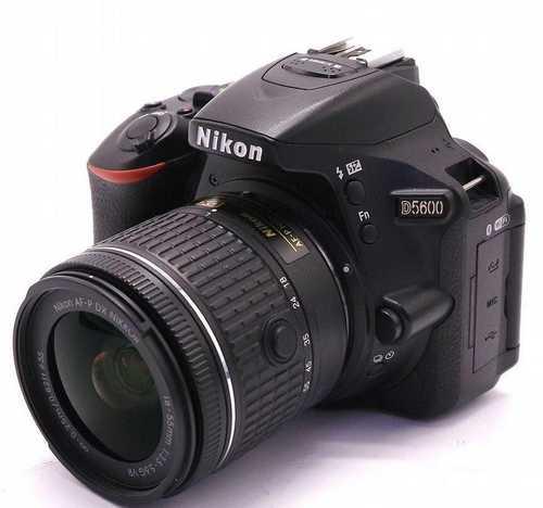 Nikon D5600 kit (пробег 6015 кадров)