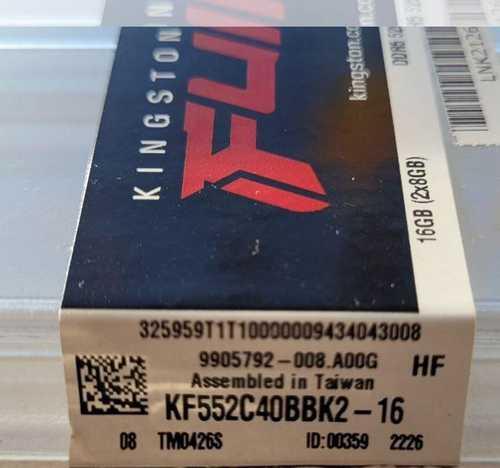 Kingston fury beast ddr5 16gb 2x8