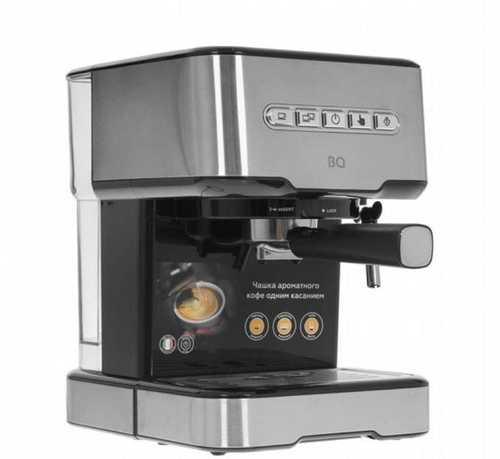 Кофеварка рожковая BQ CM8000, серебристый, черный