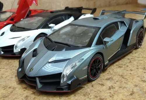 Lamborghini veneno с дымом из выхлопной трубы