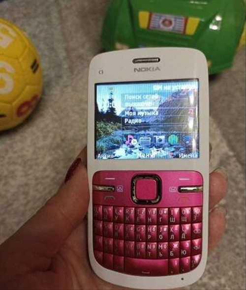 Телефон nokia C3-00 розовый