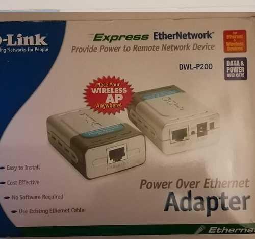 Адаптер Power over Ethernet D-Link DWL-P200