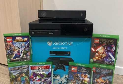 Xbox One 500гб + Kinect