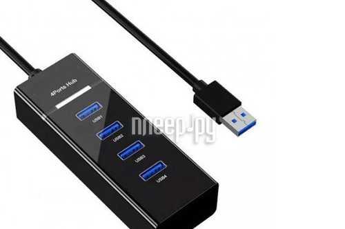 Хаб USB KS-is 4xUSB 2.0 F - USB 2.0 Type-A M 1