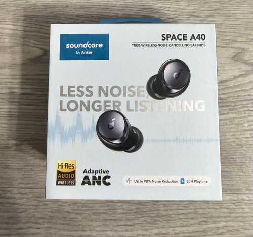 Наушники TWS Anker Soundcore Space A40