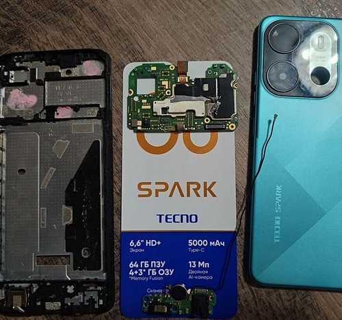 Мат. плата Tecno Spark Go 2023