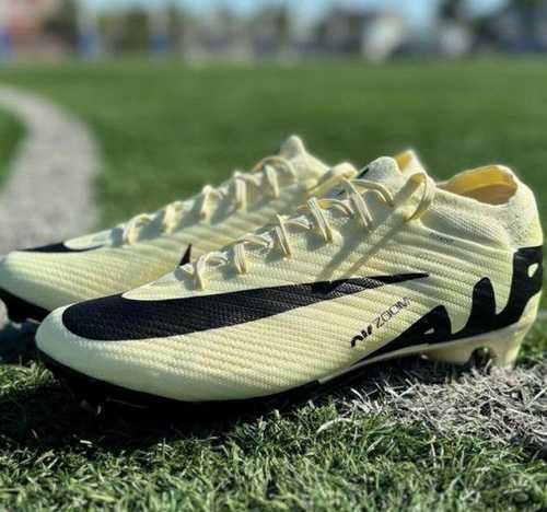 Бутсы Nike Mercurial yellow