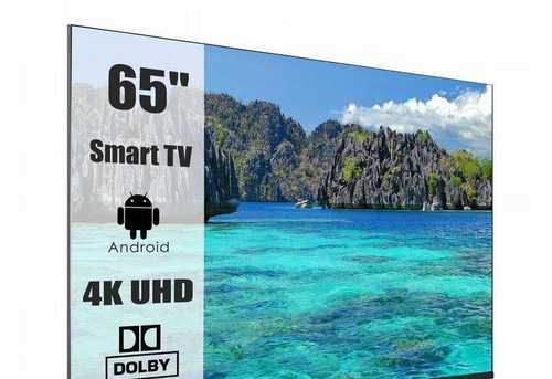 Новый Гигант 165см 65" Витязь 4K SMART TV HDR +Чек