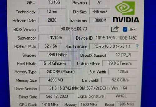 Nvidia geforce gtx 1650 KFA2