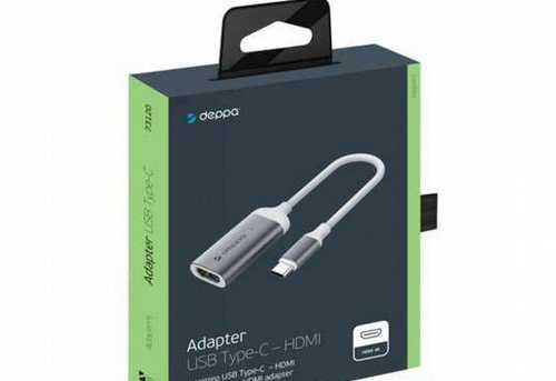 Адаптер USB Type-C - hdmi Deppa