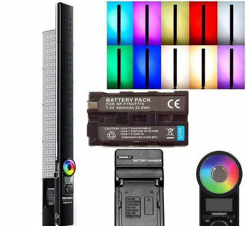 Видеосвет Yongnuo YN-360 III (RGB) (5600K) KIT2 (+