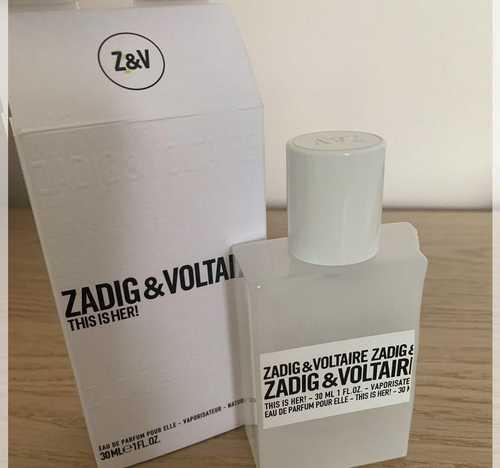 Духи zadig voltaire this is her